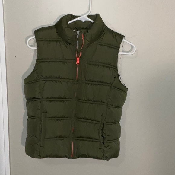 Old Navy | Jackets & Coats | Old Navy Kids Xl Sage Green Puffer Sherpa Lined Vest Nwot | Poshmark